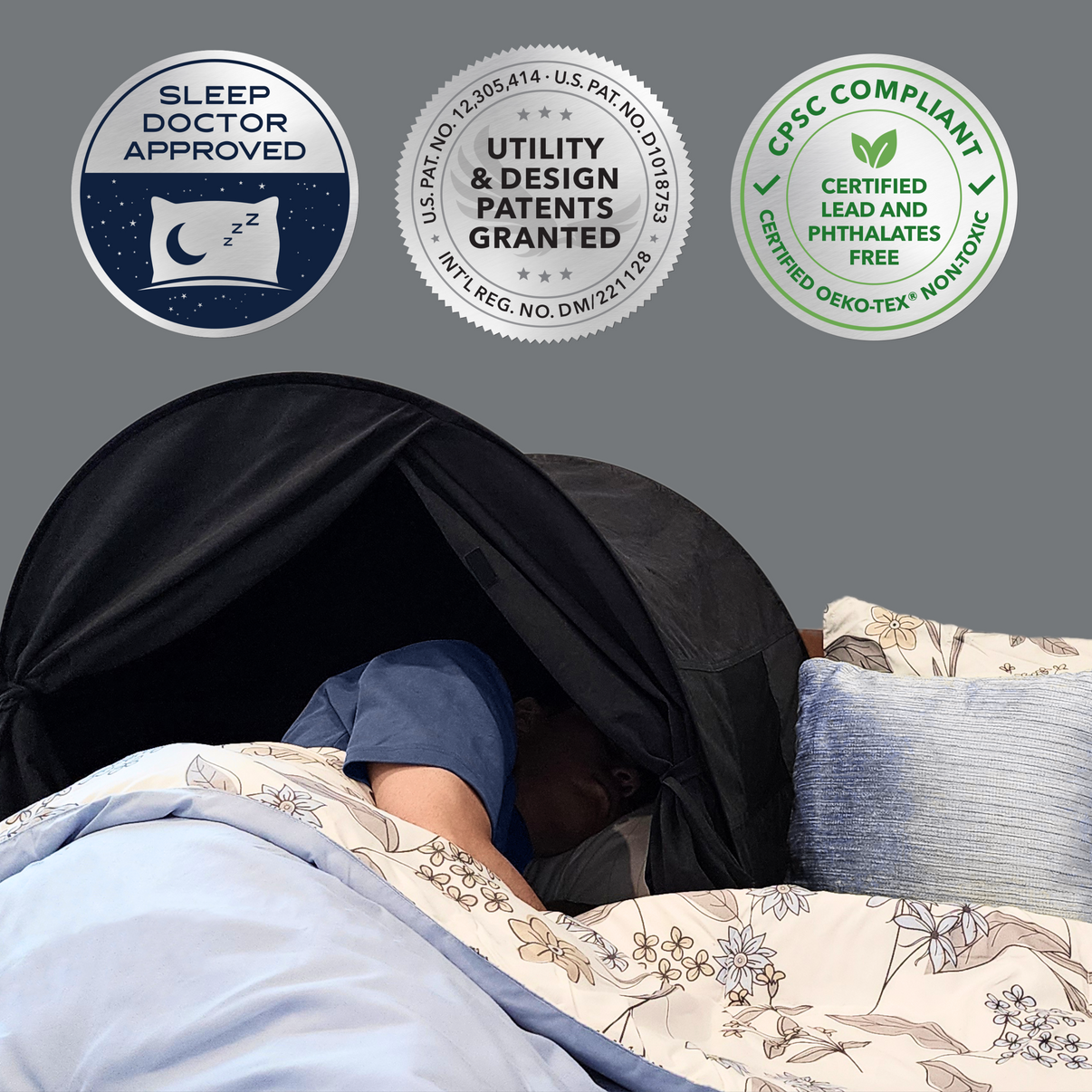 zDen 2-Pack – Light-Blocking Sleep Dens for Kids & Adults – zDen LLC